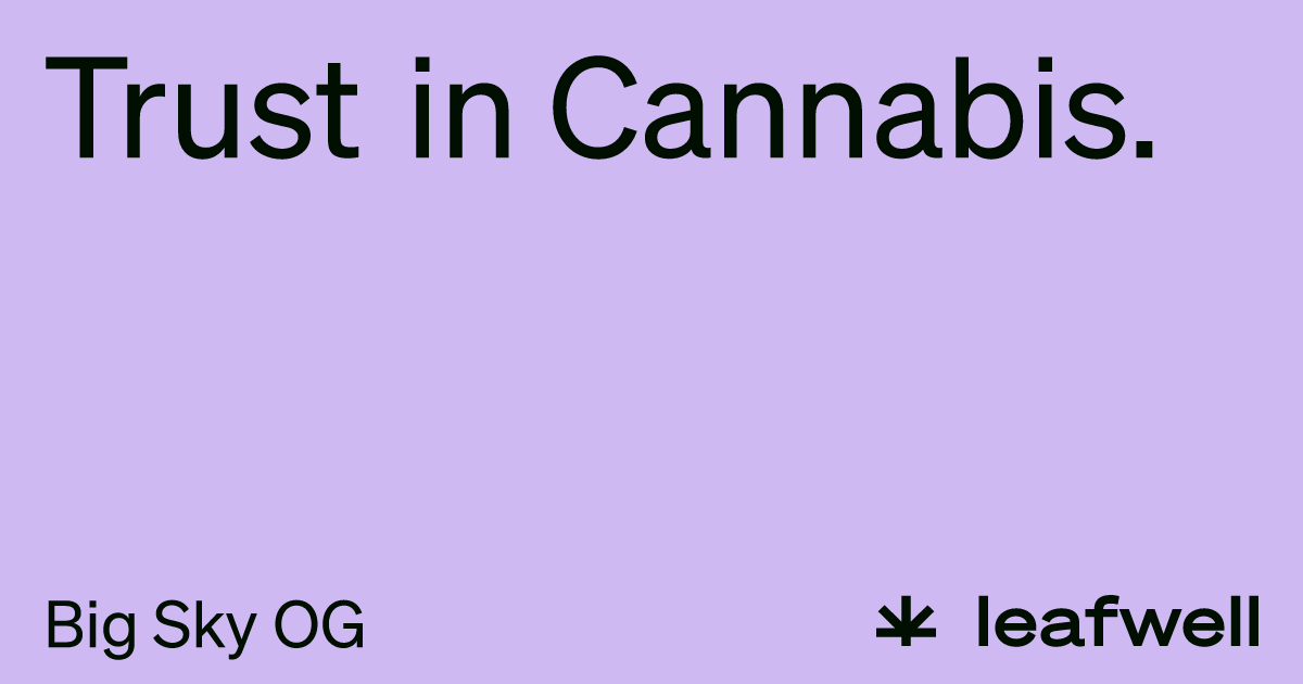 Big Sky OG Marijuana Strain